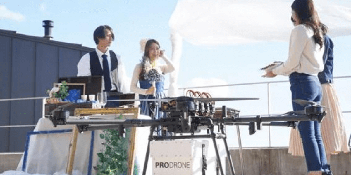 ドローンを活用したウェディング事業を那須で開始 - VFR | DroneWiki