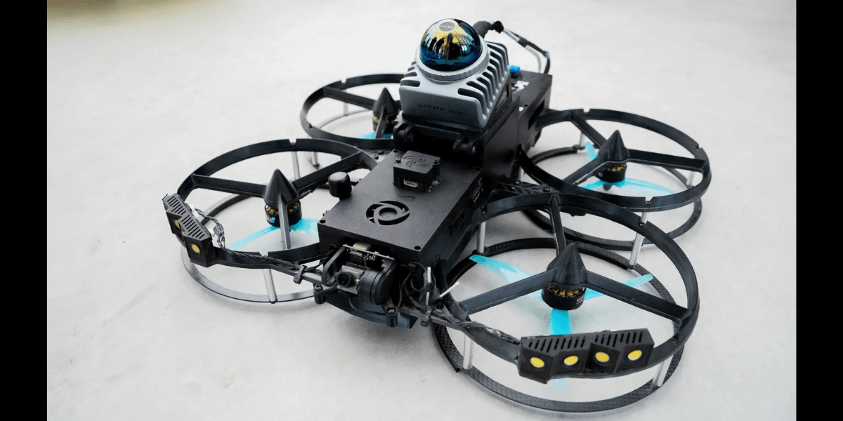 最新ドローン｢Rangle 6｣による屋内リアルタイム点群測量をお披露目 - DRONE SPORTS | DroneWiki